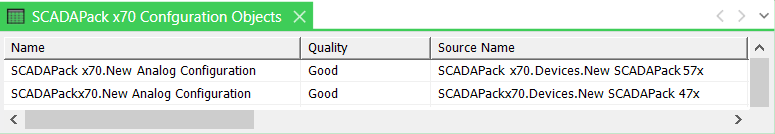 SCADAPack x70 Driver Guide - SCADAPack x70 Configuration Objects List (Queries Lists that are ...